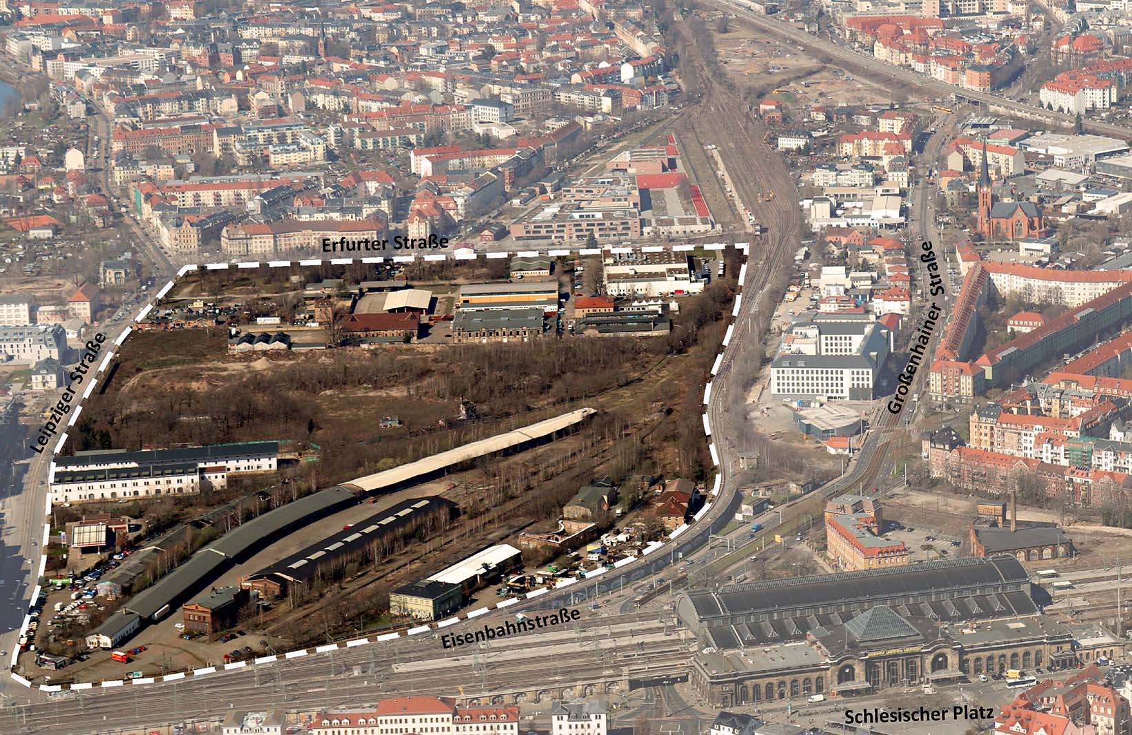 Alter Leipziger Bahnhof | Stadtplanung | Landeshauptstadt Dresden
